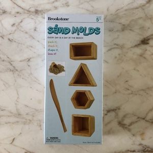 Brookstone | Accents | Brookstone 4 Piece Wood Sand Molds Shaping Tool ...
